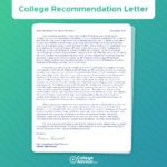 College Recommendation Letter Sample | College Recommendation Letter