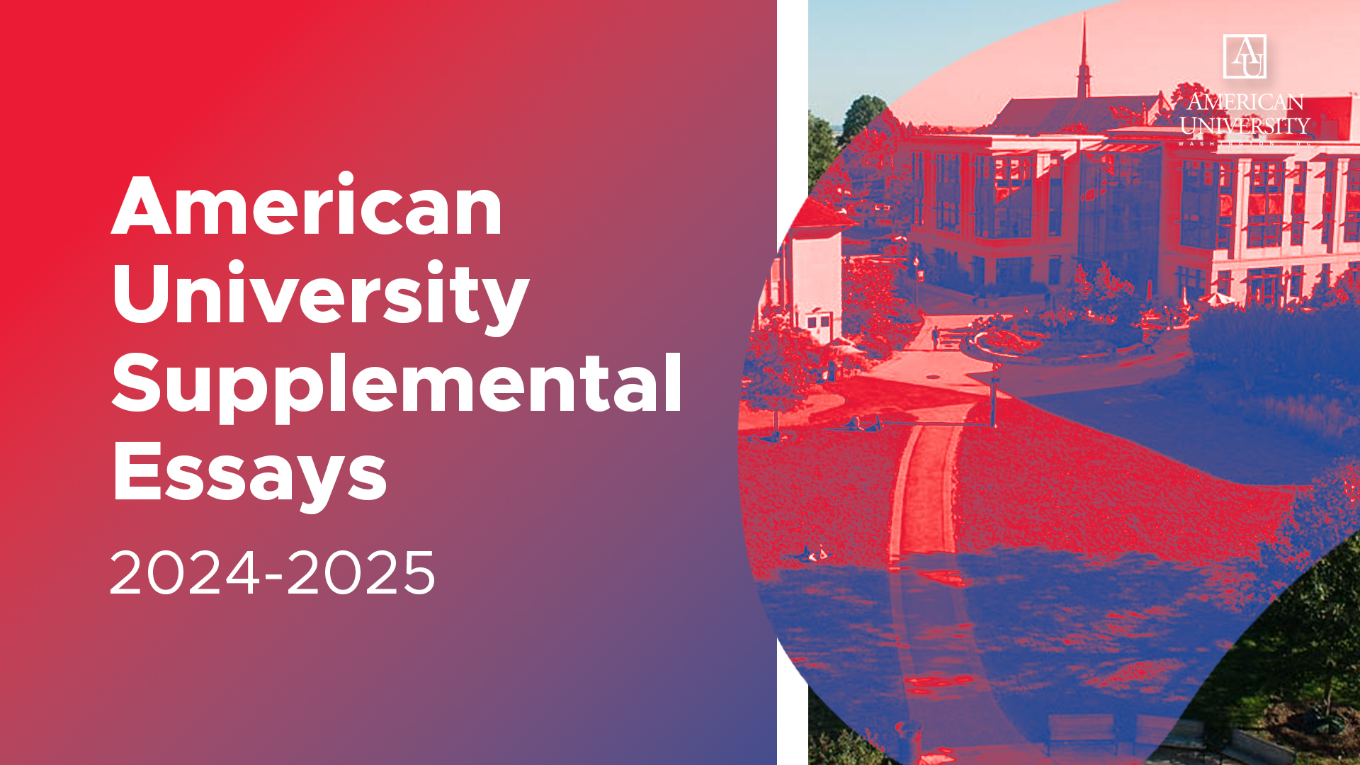 American University Supplemental Essays