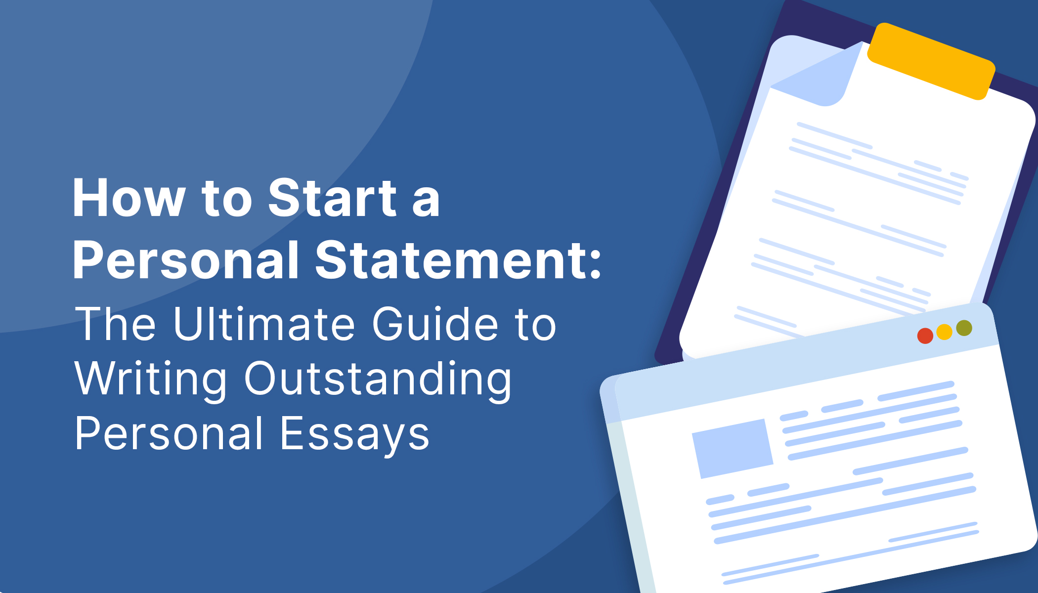 How to Start a Personal Statement | Personal Statement