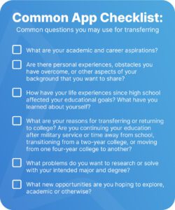 Common App Transfer | Transferring Colleges with Common App